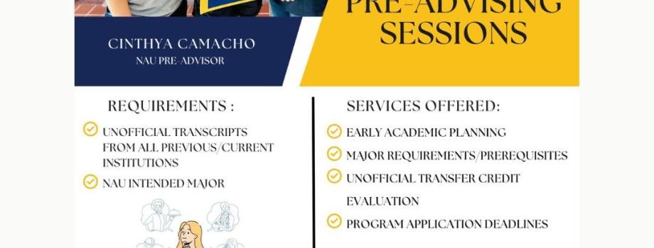 NAU Pre-Advising Sessions at the San Luis Learning Center | Arizona ...
