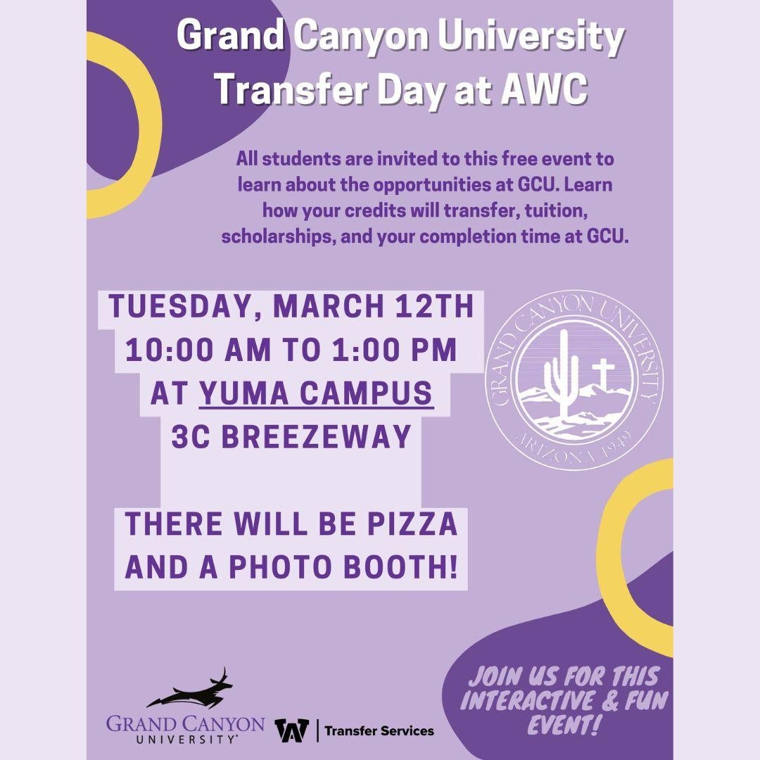Grand Canyon University Day | Arizona Western College