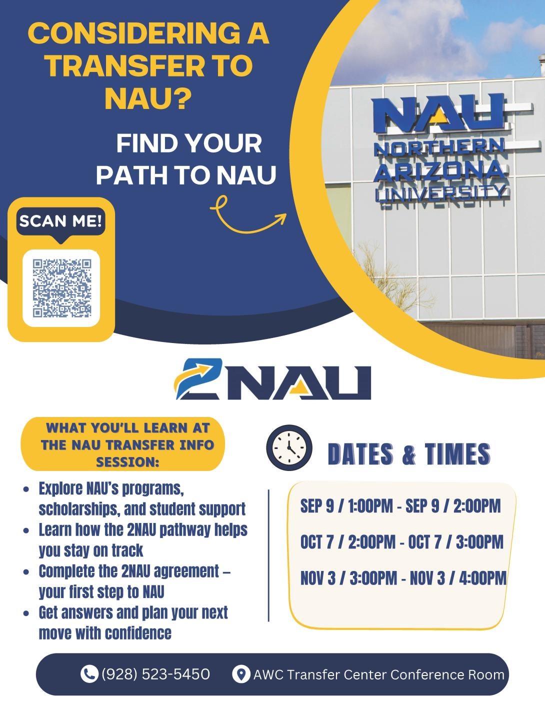 NAU Find Your Path & 2NAU Program Presentation | Arizona Western College