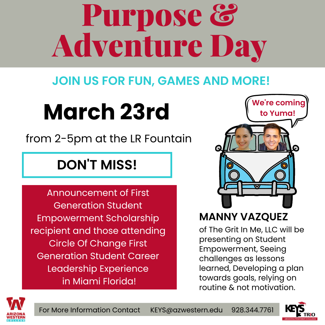 Purpose & Adventure Day | Arizona Western College